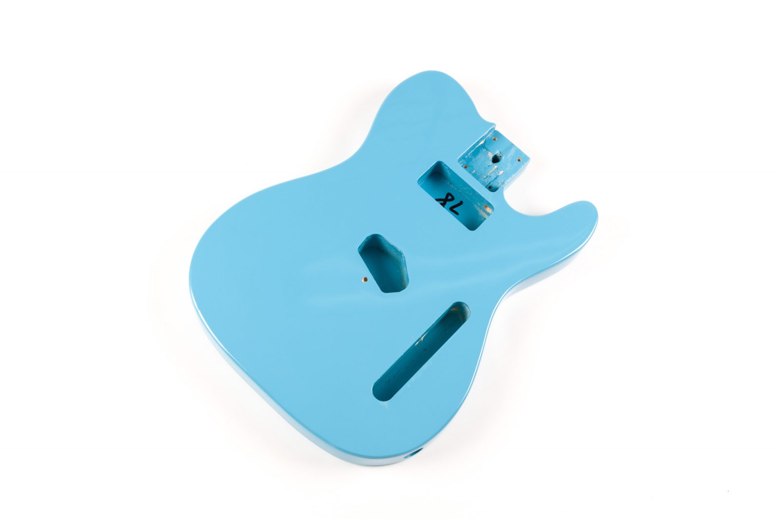 MAHOGANY WITH SPALTED MAPLE TOP TELECASTER GUITAR BODY - Clandestine ...