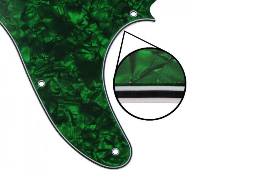 GREEN PEARL TELECASTER PICKGUARD