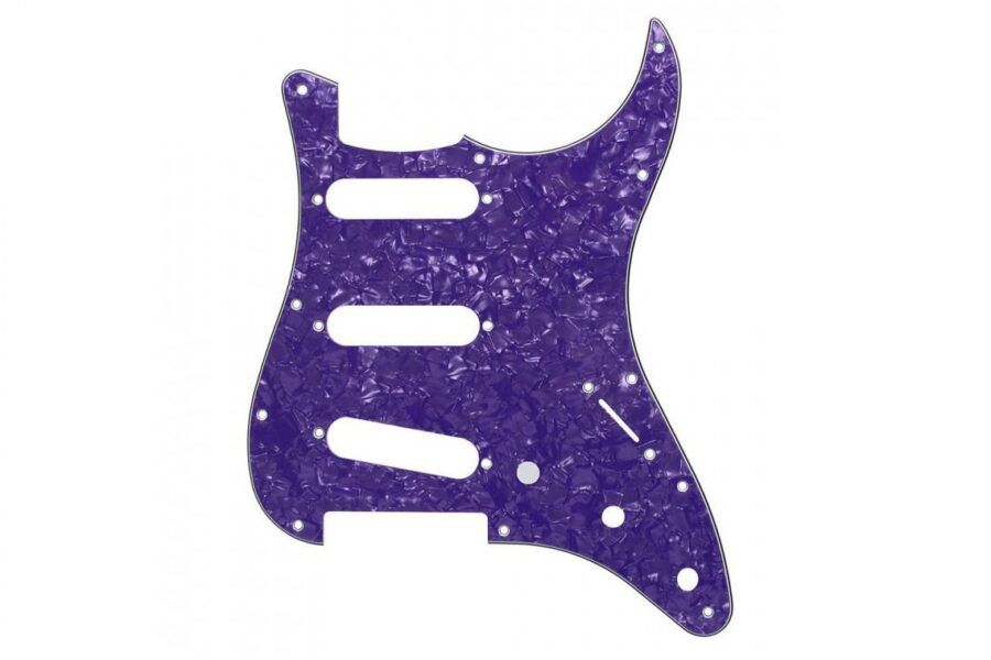 PURPLE PEARL STRATOCASTER PICKGUARD SSS