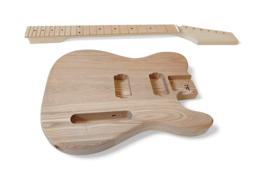 ASH TELECASTER HUMBUCKER ELECTRIC GUITAR DIY KIT